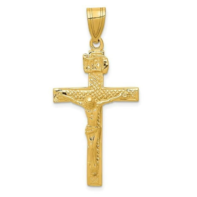 14k INRI Crucifix Pendant - Walmart.com