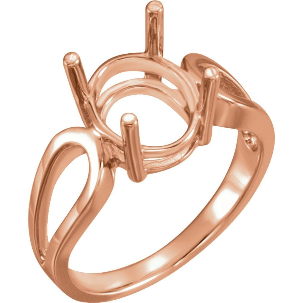 14k Rose Gold 7x5mm Oval Shape Solitaire Fashion Ring Fine Jewelry For Women Gifts For Her ...