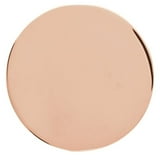 14k Rose Gold 8.73mm Round Shape 18 Gauge Stamping without Eyelet Fine ...