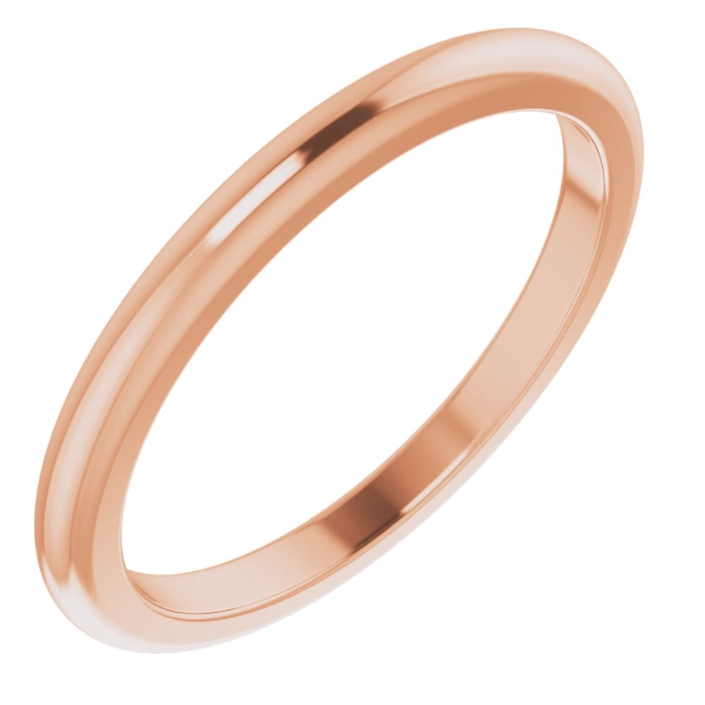 14k Rose Gold Matching Bridal Wedding Engagement Anniversary Band Ring ...