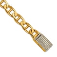 14k Solid Yellow Gold 9mm Hand Polished Nautical Ship Mariner Anchor ...