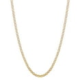 14k Real Solid Yellow Gold Mariner Link Chain Necklace, 18 Inches 3.2mm ...