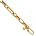 14k Solid Yellow Gold Polished Fancy Link Bracelet 7.5 Inch Link ...