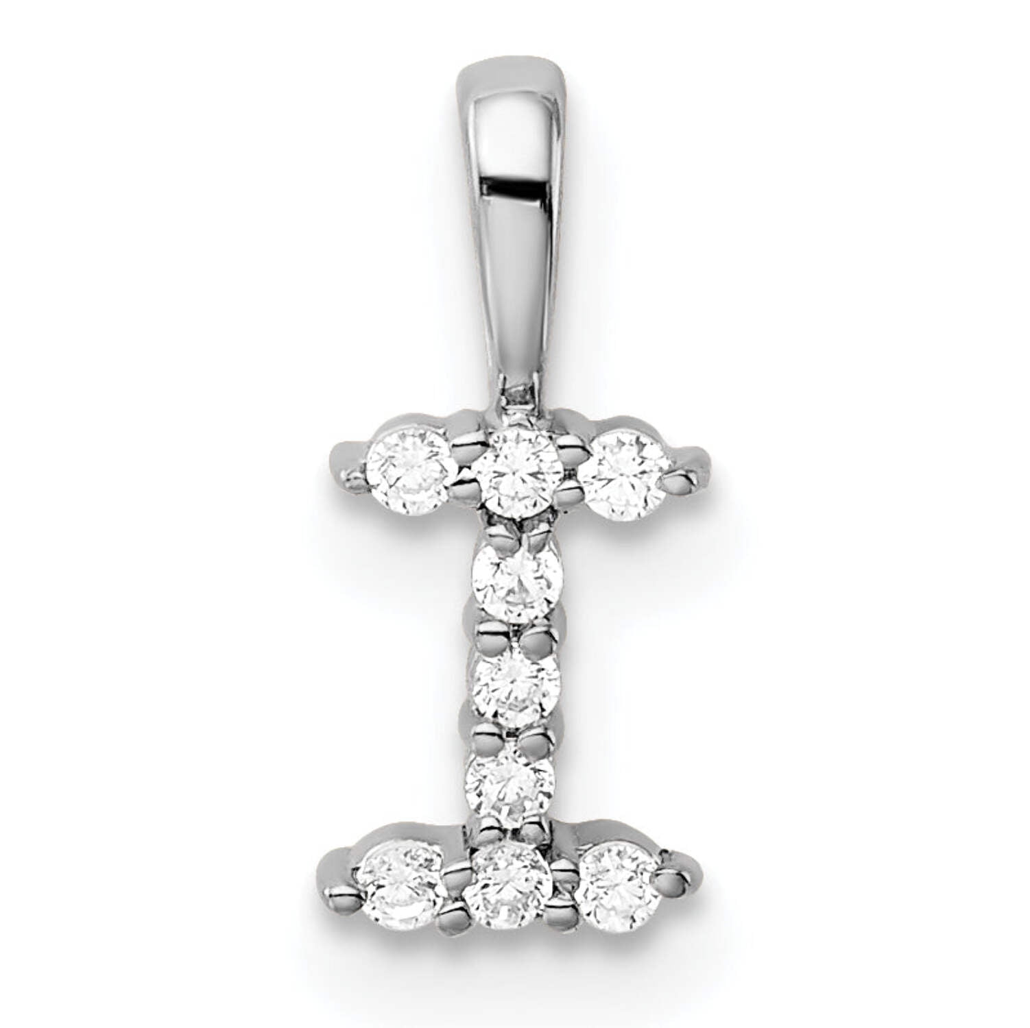 14k White Gold 1/10 carat Lab Grown Diamond VS/SI+ G+ Complete Letter I ...