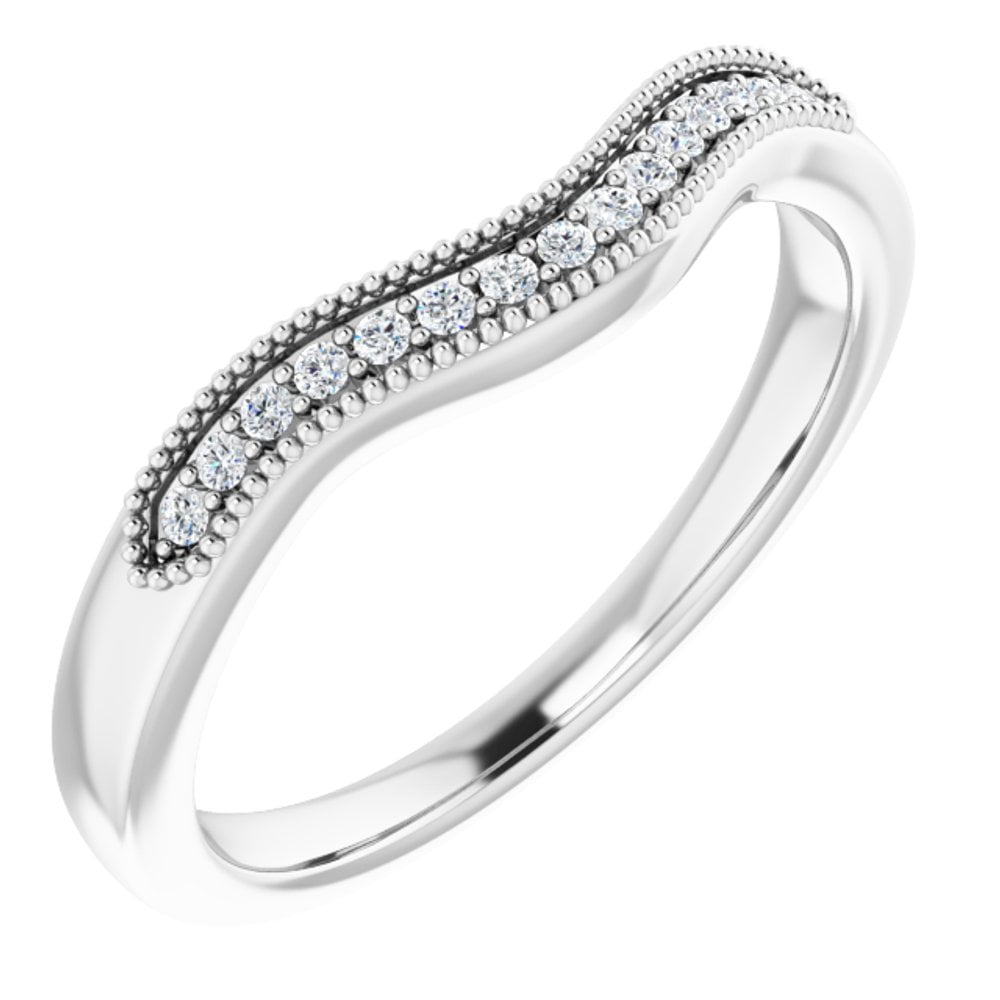 14k White Gold Diamond Set Matching Bridal Wedding Engagement ...