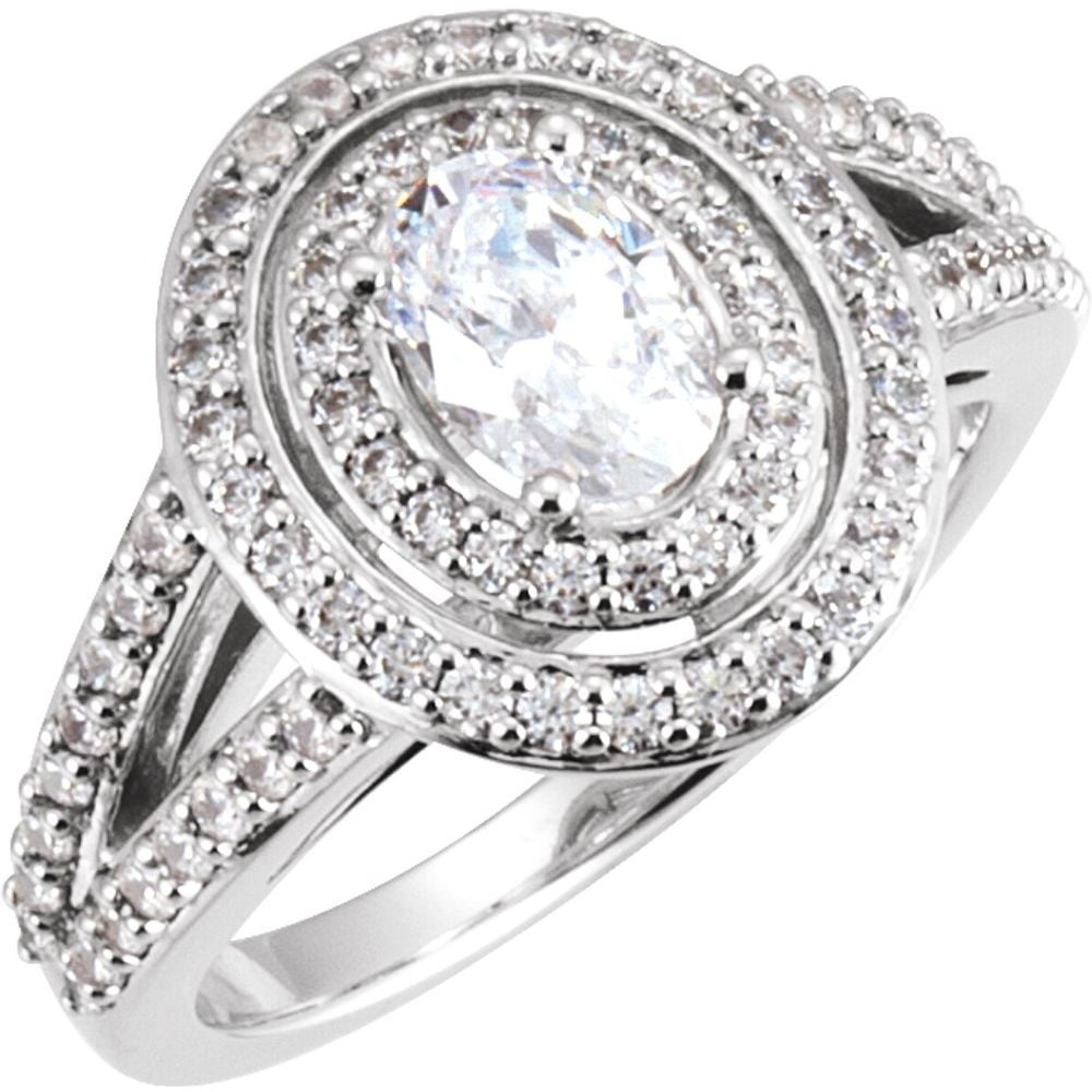 14k White Gold Matching Bridal Wedding Engagement Anniversary Band Ring ...