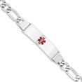 14k White Gold Medical Jewelry Bracelet XM371 - Walmart.com