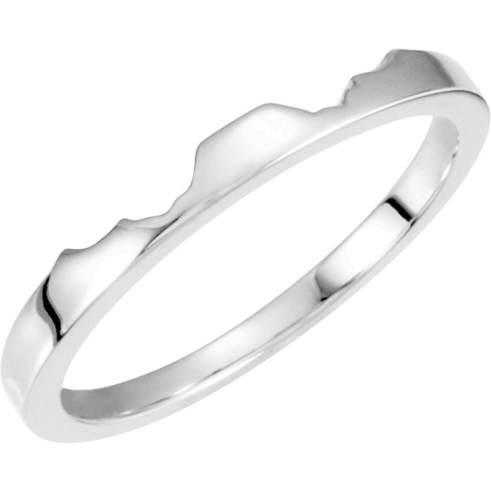 14k X1 White Gold Matching Bridal Wedding Engagement Anniversary Band ...