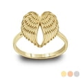 14k Yellow Angel Wing Ring (Size 11.75) - Walmart.com