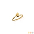 14k Yellow Arrow Head Band Ring (Size 6.5) - Walmart.com