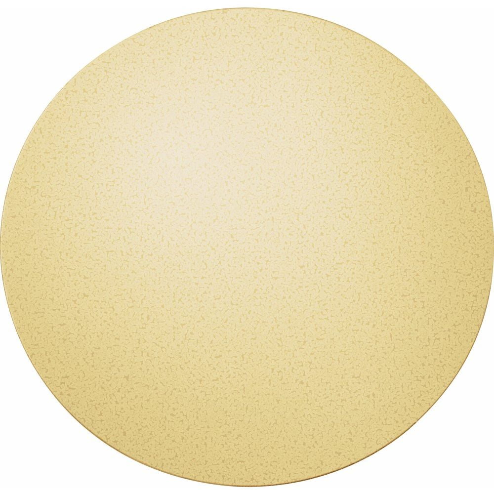 14k Yellow Gold 17.46mm Round Shape 20 Gauge Stamping without Eyelet ...