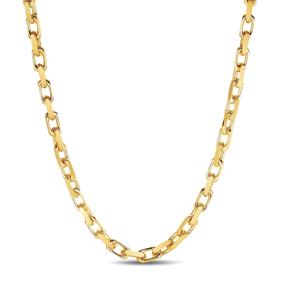 14k Yellow Gold 6.1mm French Cable Chain Necklace With Lobster Clasp 22 ...