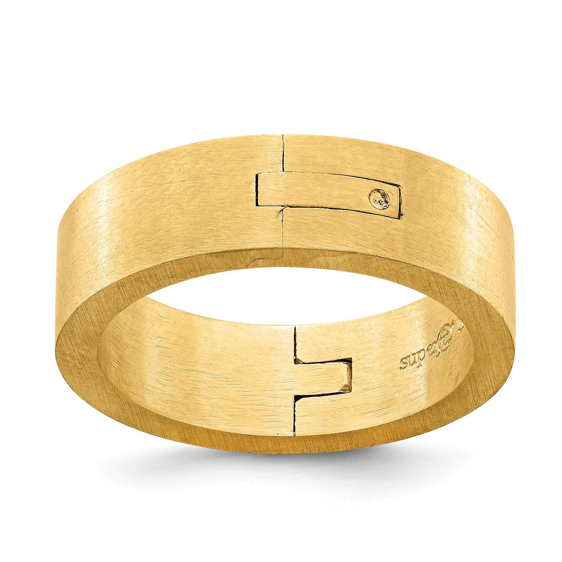 14k Yellow Gold 6mm CLIQ Hinged Shank Size 5 - Walmart.com