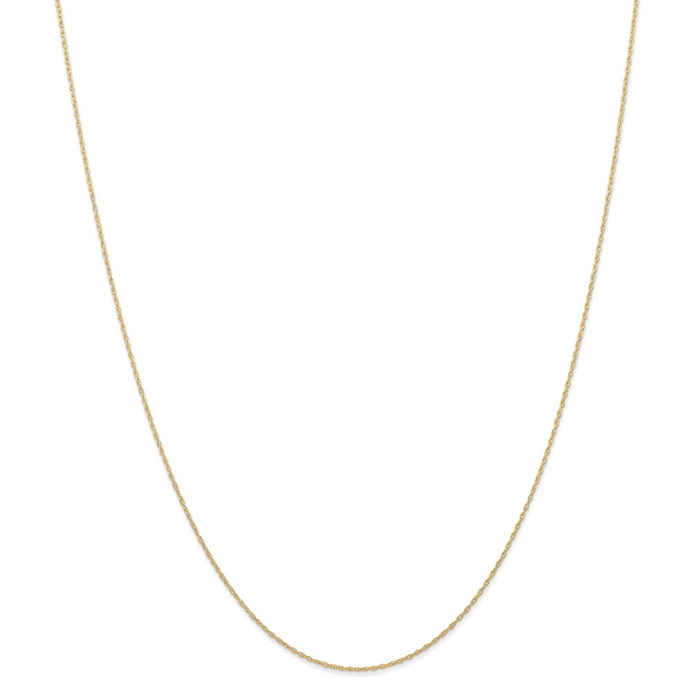 14k Yellow Gold .6mm Carded Cable Rope Chain Necklace Fine Jewelry For ...