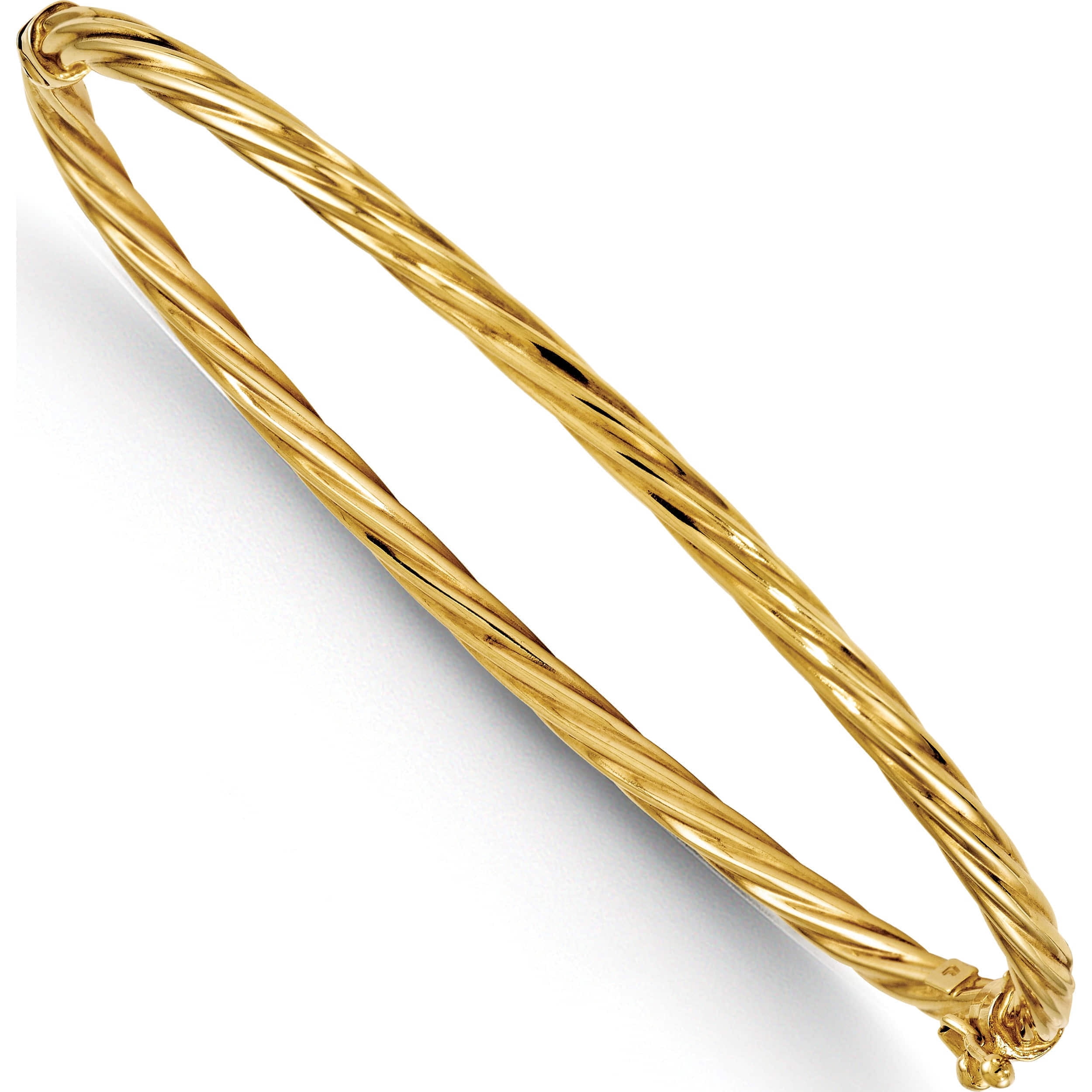 14k Yellow Gold Bangle Bracelet - Walmart.com