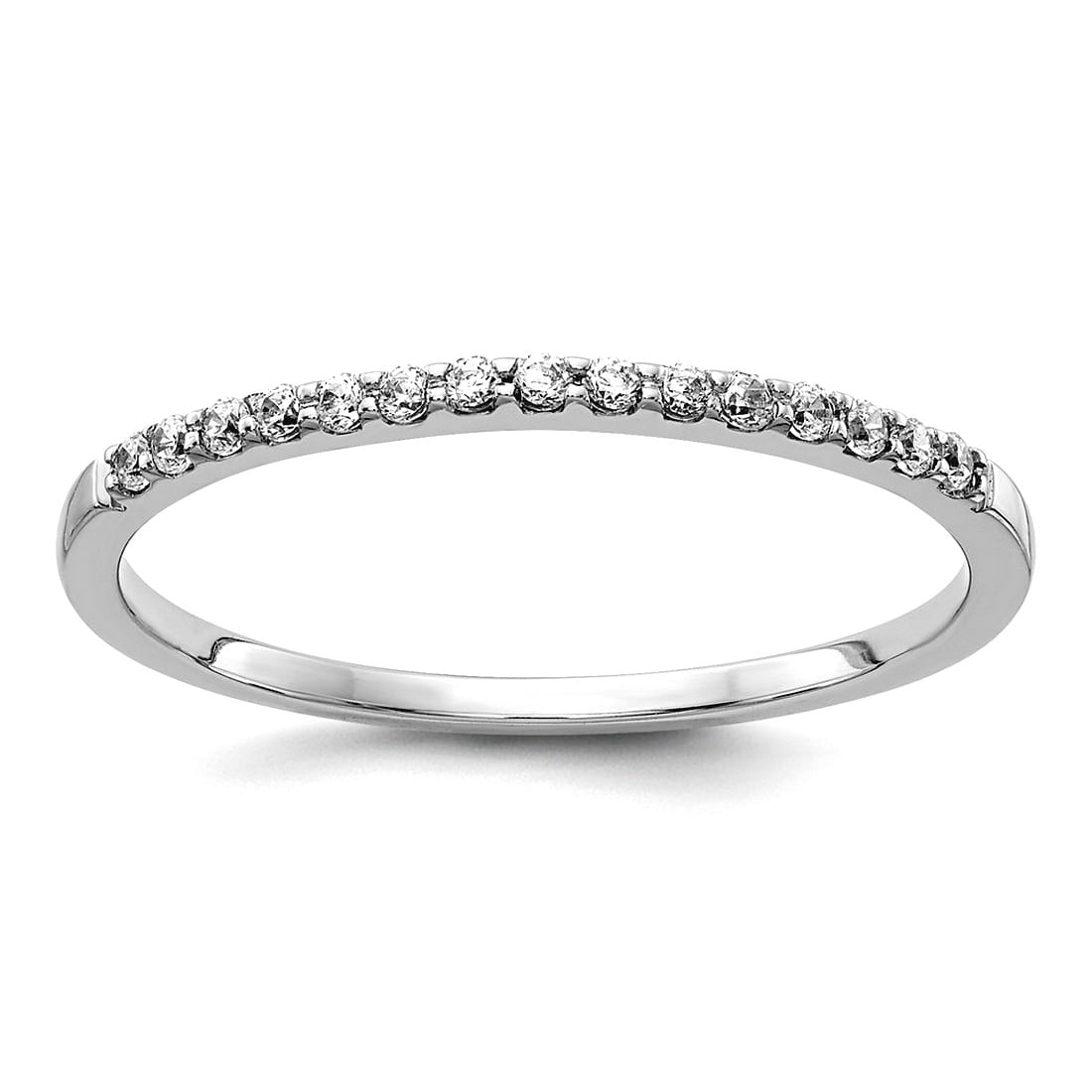 14k Yellow Gold Diamond Ring Size 6.75 Ring for Women - 1.0 Grams .12 ...