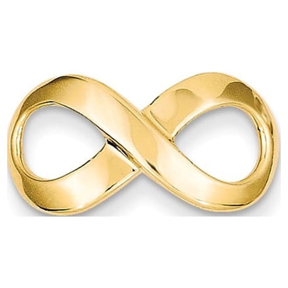 14k Yellow Gold Fancy Polished Figure-8 Chain Slide - 1.5 Grams ...