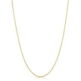 14k Yellow Gold Filled Round Wheat Chain Pendant Necklace, High Quality ...