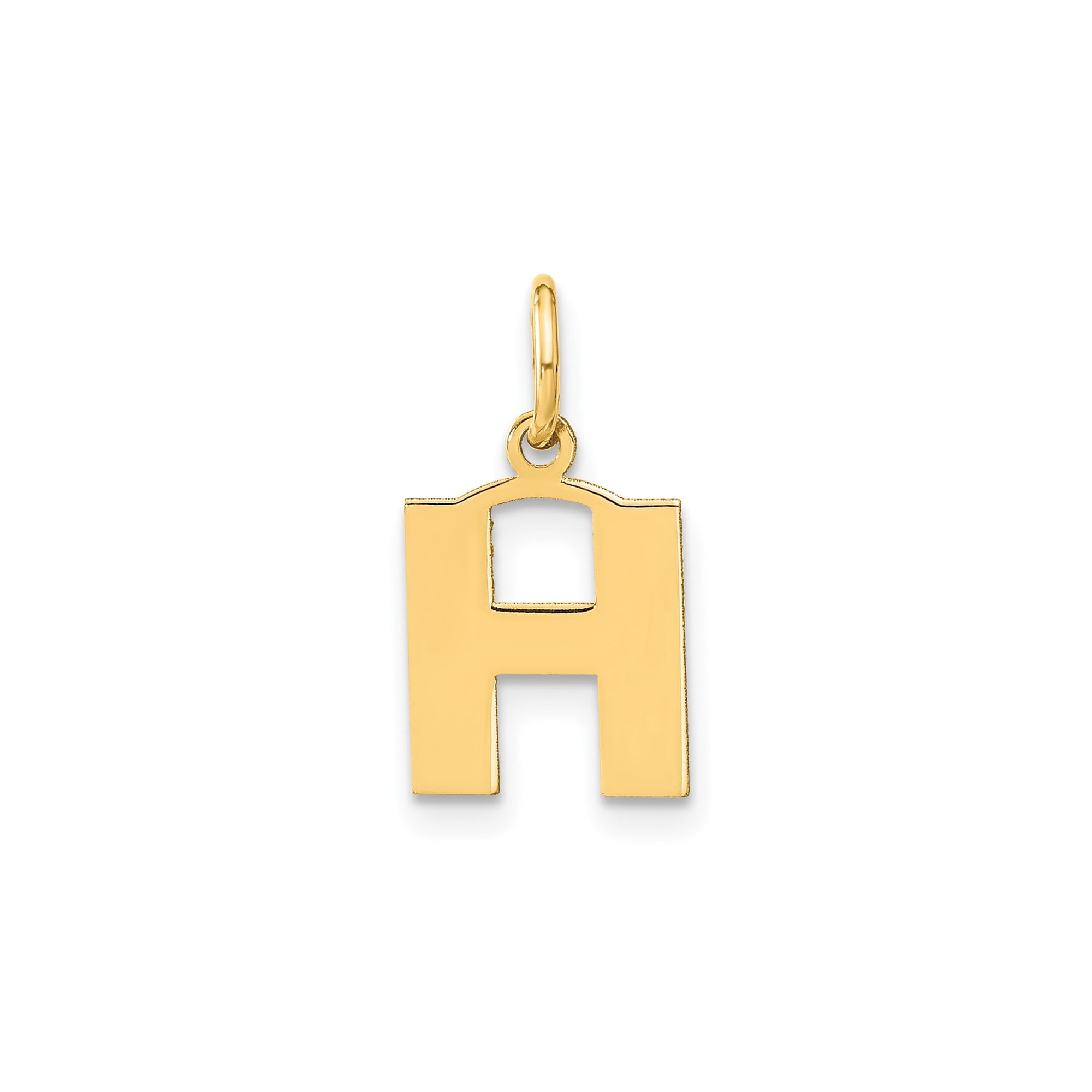 14k Yellow Gold Hebrew Heh Pendant Charm for Necklace Chain, Judaica ...
