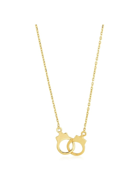 Gold Handcuff Necklace