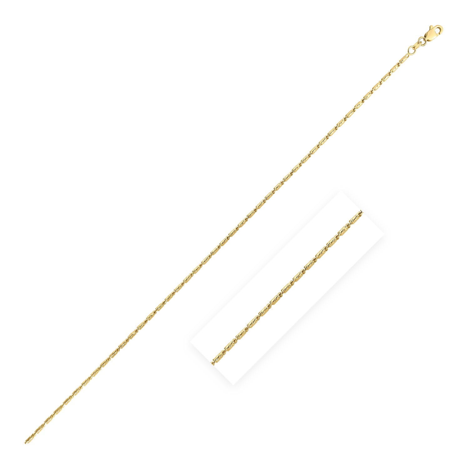 14k Yellow Gold Lumina Pendant Chain (1.70 mm) - Walmart.com