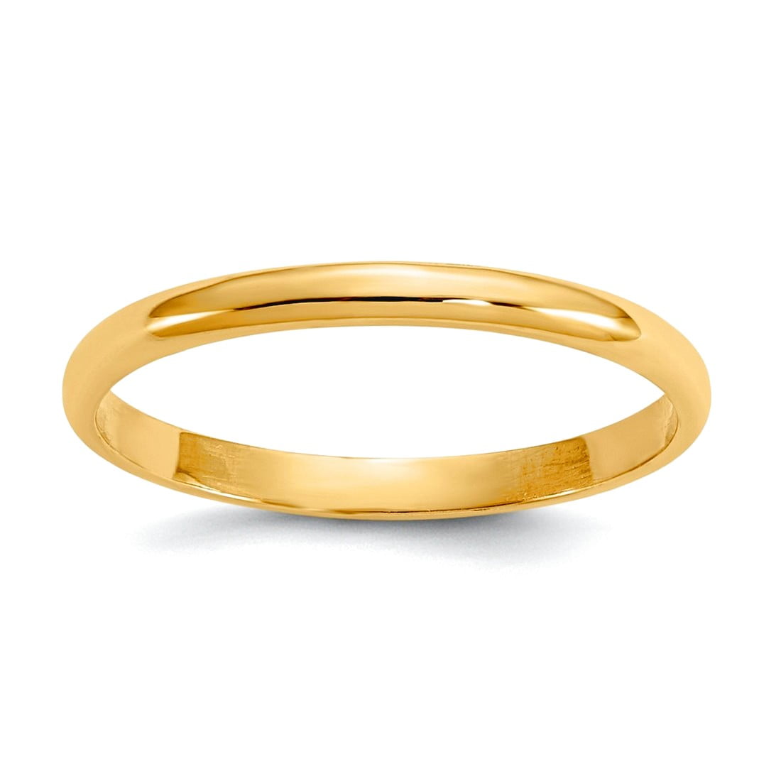 14k Yellow Gold Polished Ring Size 3.00-Ring - .8 Grams - Walmart.com