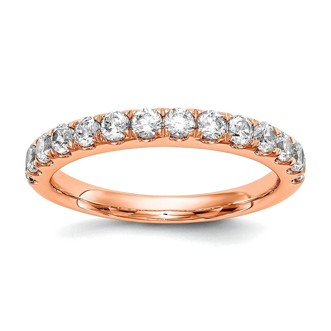 14kr 3/4 Ct Lab Grown Diamond VS+ F+ Wedding Band Size 7 Wedding Band ...