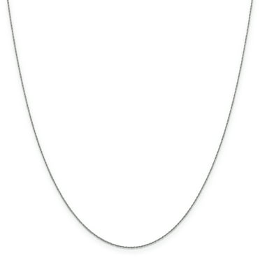 14k White Gold Small Satin Number 26 Charm Pendant Fine Jewelry For ...