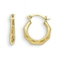 14kt Yellow Gold Hinged Hoop Earrings Ear Hoops Set Fine Jewelry Ideal ...