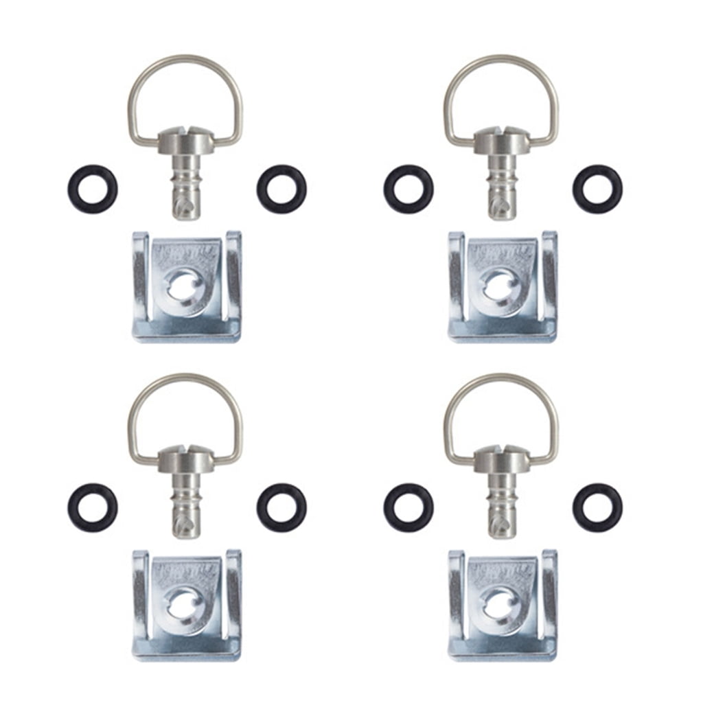 14mm/19mm Universally Quick Release Race Fairing Fasteners D-Rings 1/4 ...