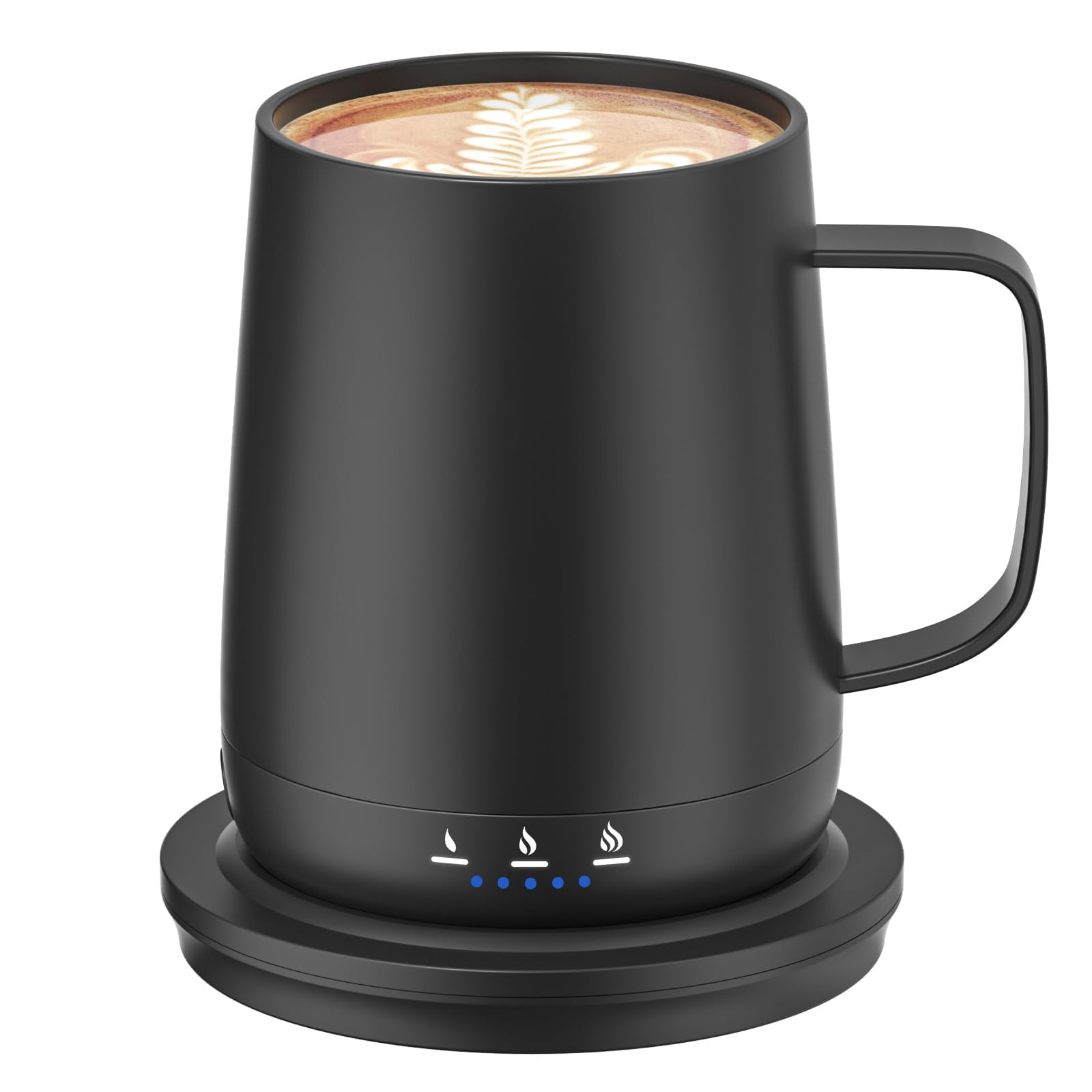 14oz Temperature Control Heated Coffee Mug Black 6 Hour Life - Walmart.com