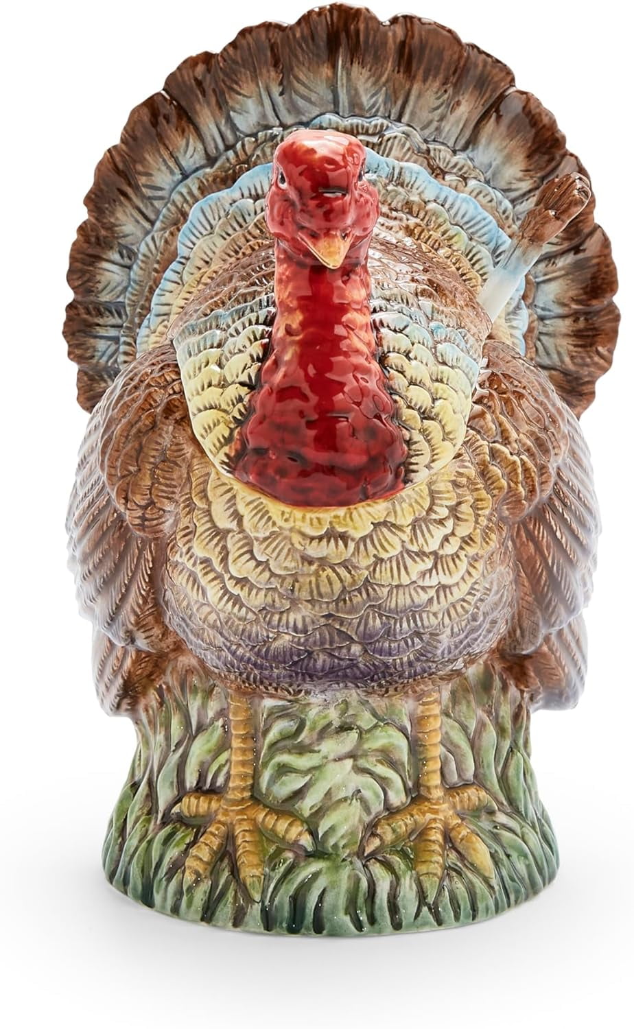 14oz Turkey-Shaped Gravy Boat with Ladle - Dolomite Thanksgiving ...