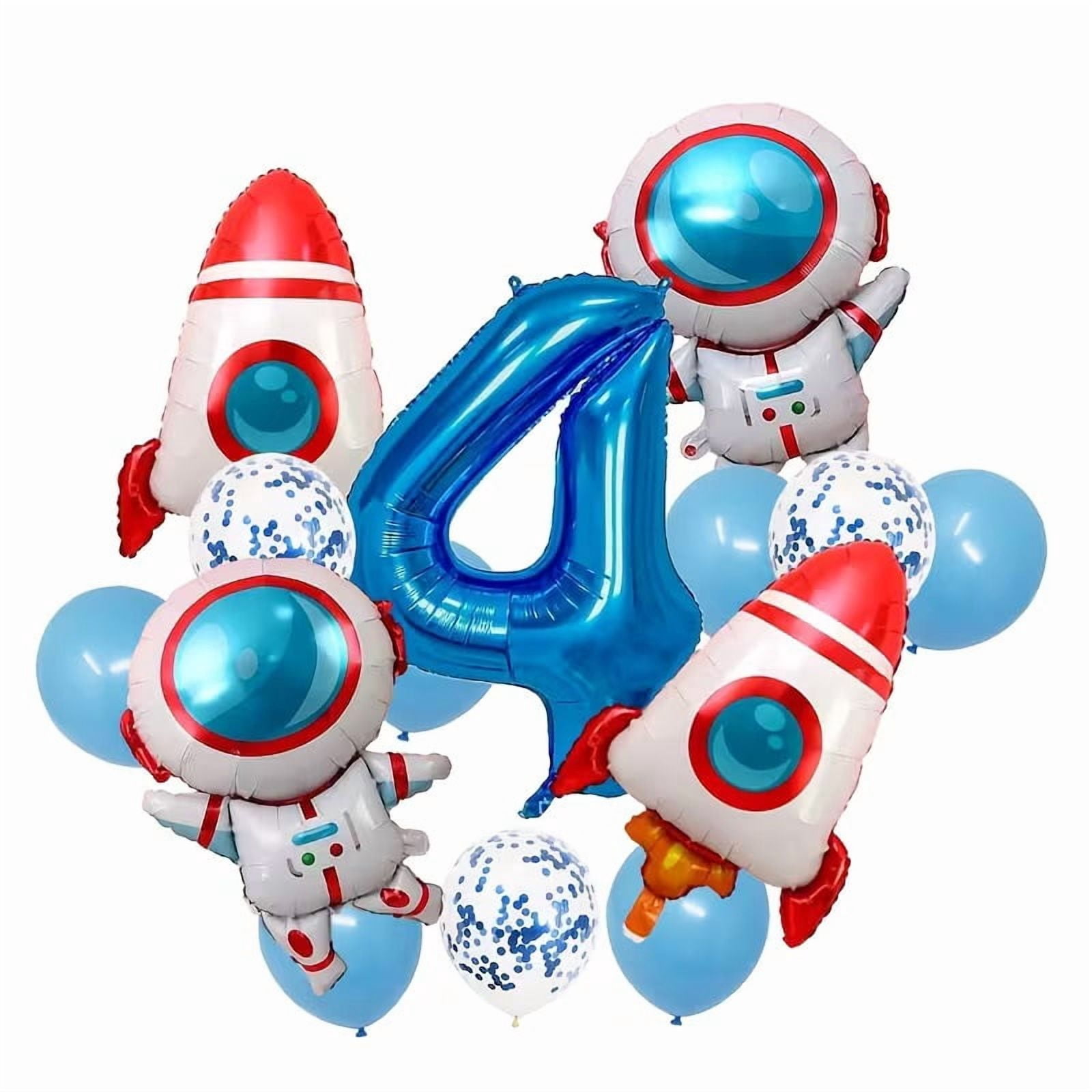 14pcs Astronaut Space Party Decorations - Rocket Theme Balloons with ...