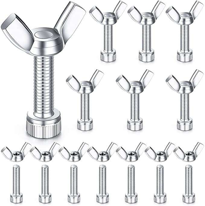 14pcs Bat Pins for Pottery Wheel with Bolts and Wing Nuts Set Metal Bat ...