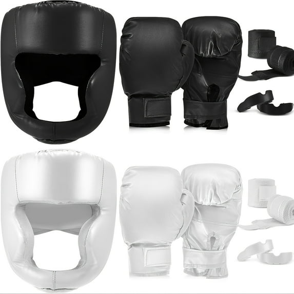 14pcs Boxing Set Including 2 Pair Of 16 Oz Boxing Gloves Headgear ...
