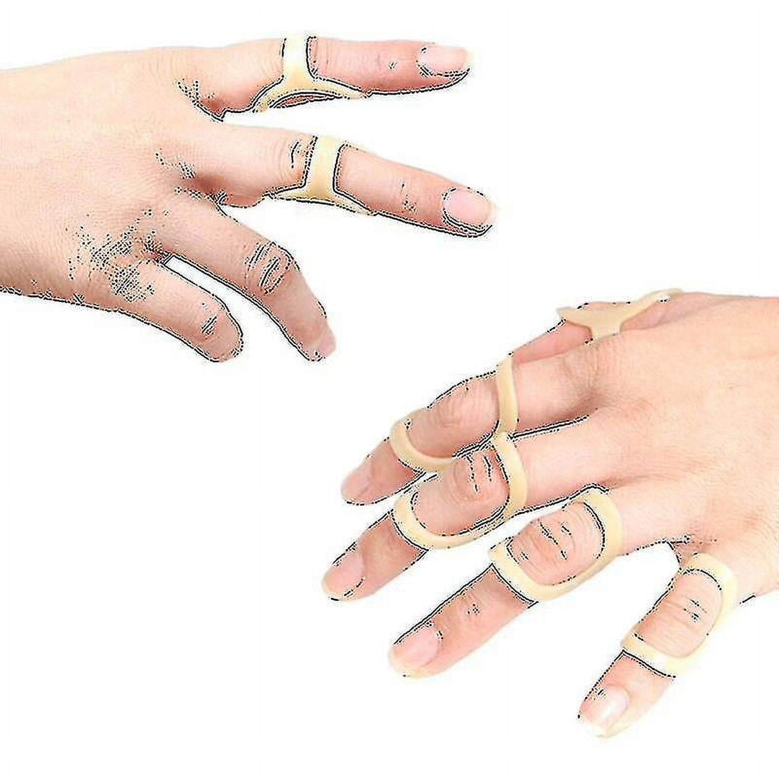14pcs Finger Splint Fixed Ring Adjustable Broken Finger Joint ...