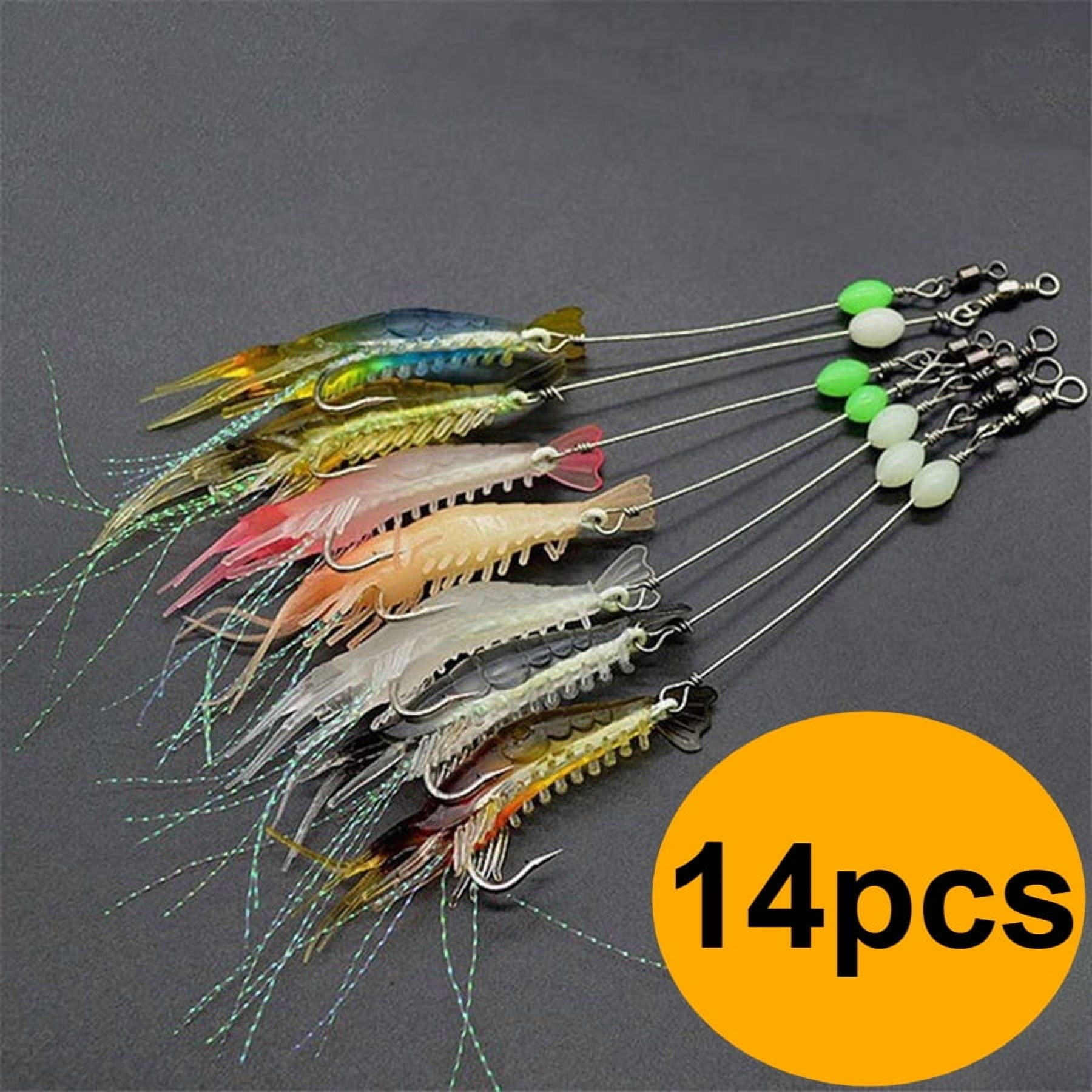 14pcs Realistic Soft Biomimetic Shrimp Lure Set - Effective Artificial ...
