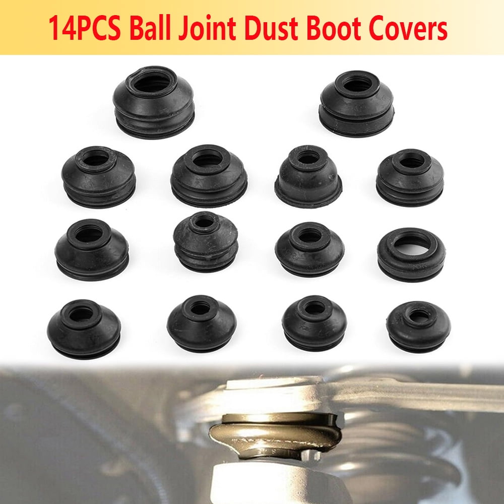 14pcs Universal-Rubber Tie Rod End Ball Joint Dust Boots Dust Cover ...