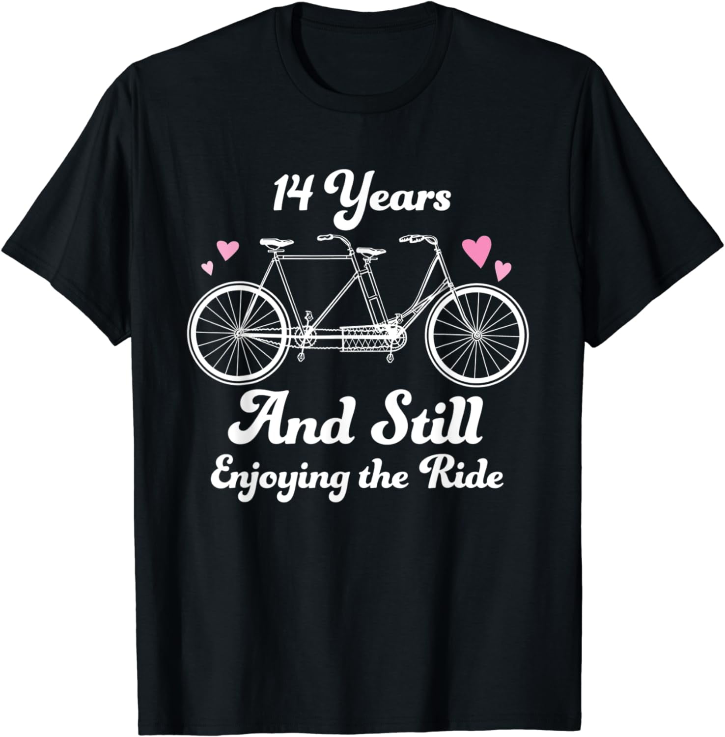 14th Wedding Anniversary T-shirt 14 Years Together Gift Idea - Walmart.com