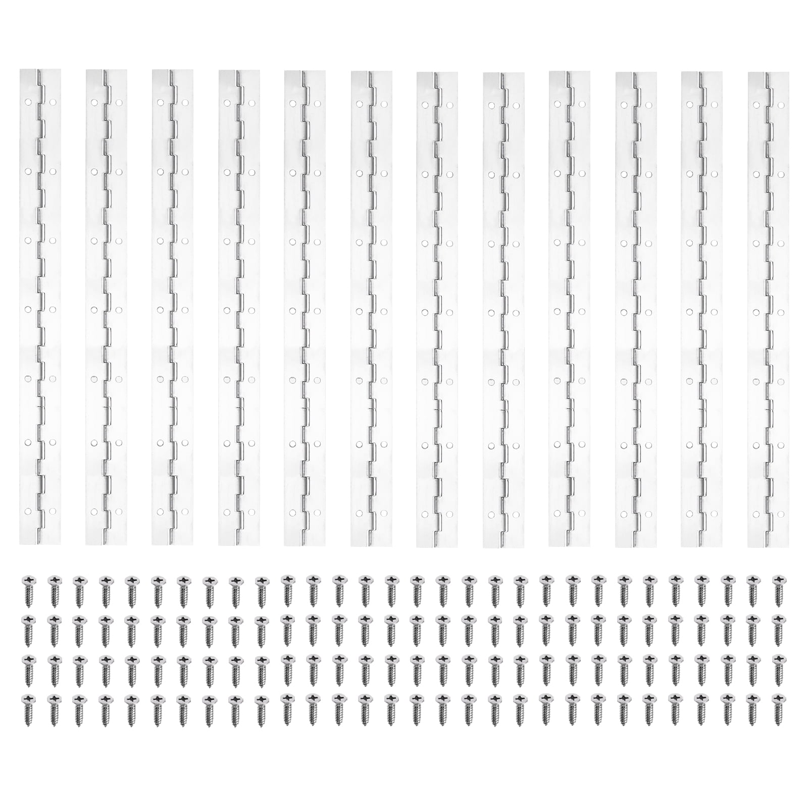 14x1.2 Inch Piano Hinge,12 Pcs Continuous Hinge with Holes for Piano ...