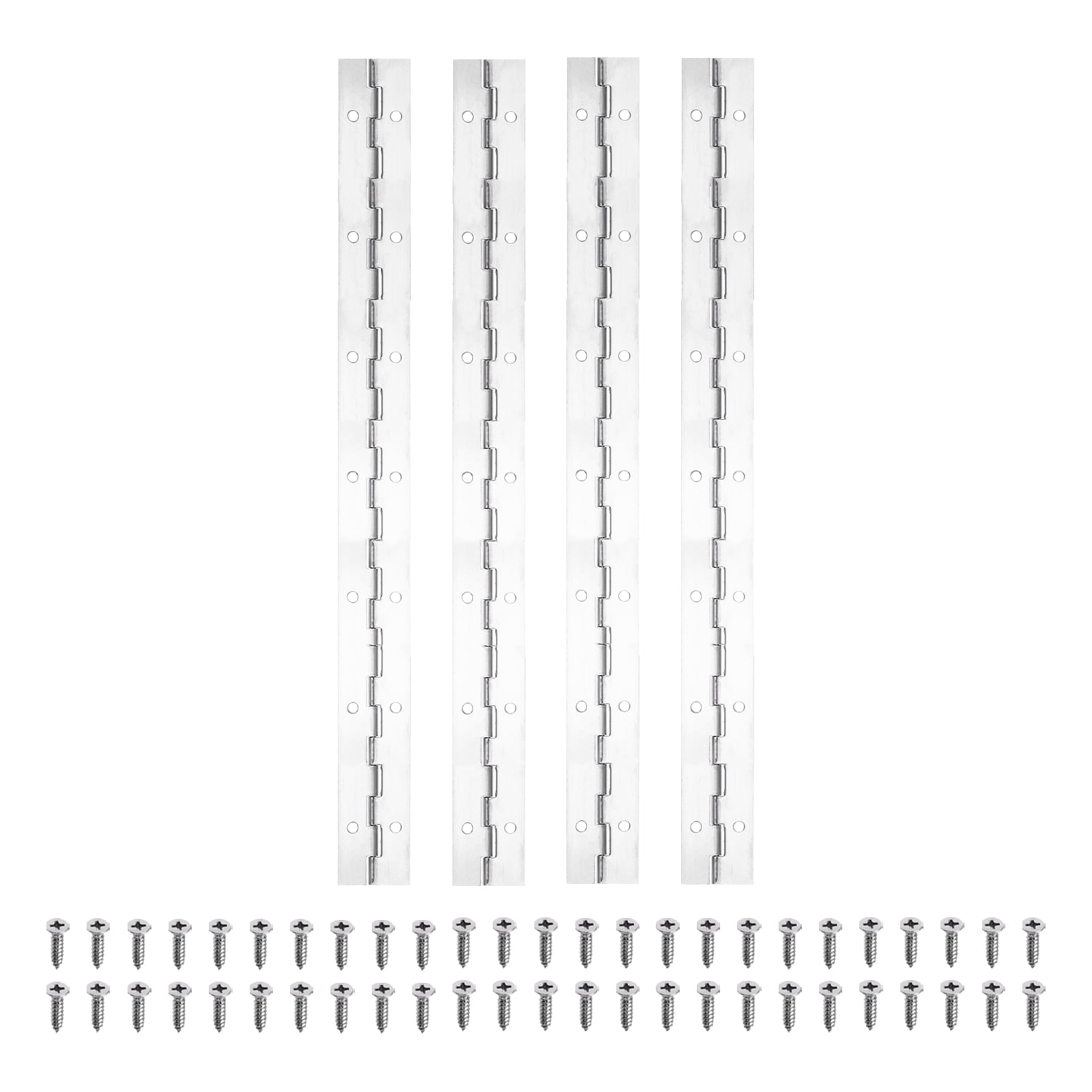 14x1.2 Inch Piano Hinge,4 Pcs Continuous Hinge with Holes for Piano ...