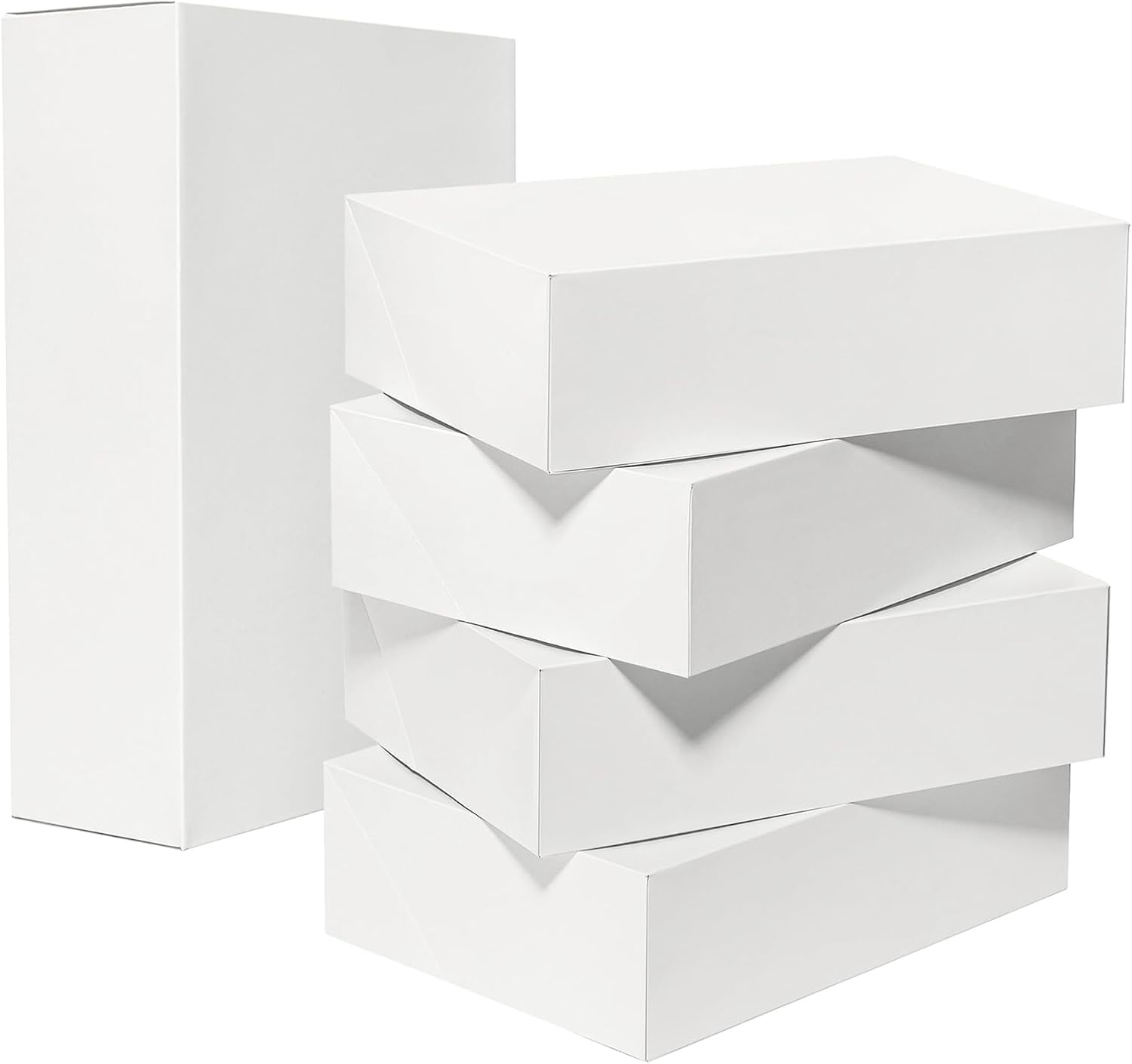 14x10x4 Large Gift Boxes with Lids 10 Pack Extra Deep Clothes Shirt ...