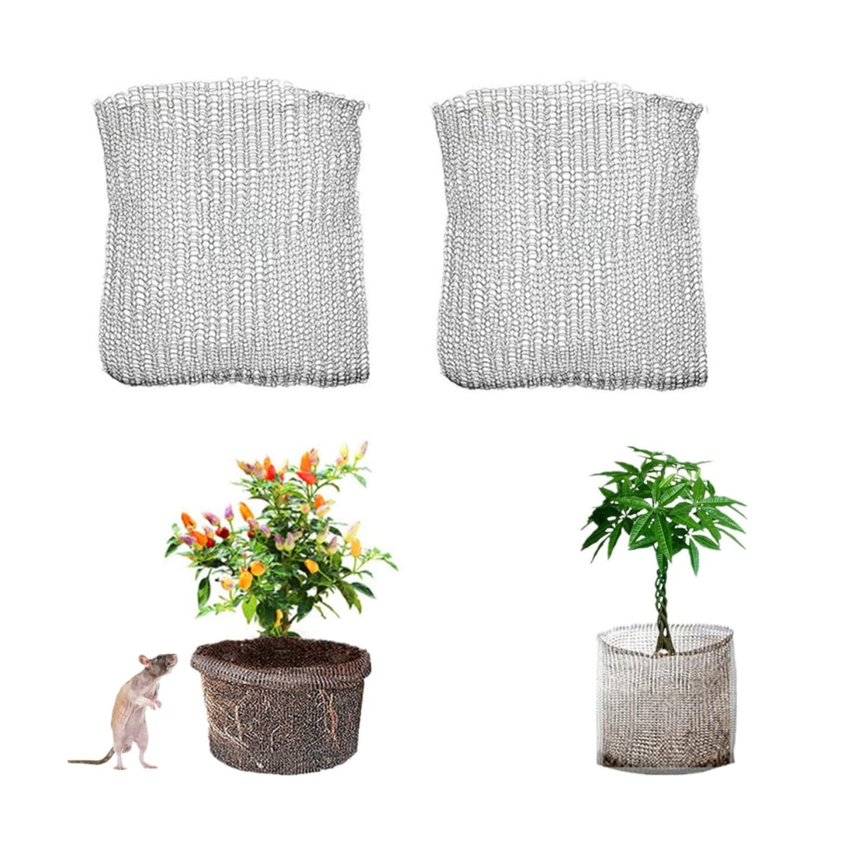 14x14In Gopher-Proof Baskets,Vole Wire Baskets to Protect Plant Roots ...