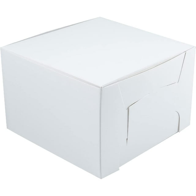 14x14x6 White Cake box, Premium Bakery Boxes, One piece, Perfect for ...