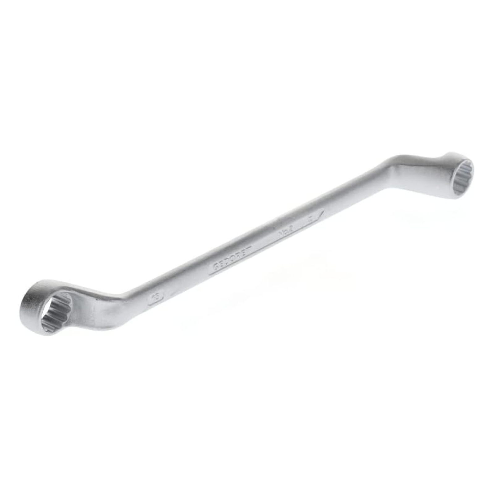 14x15mm Double Ended Ring Spanner Offset - Vanadium Steel, DIN 838, ISO ...