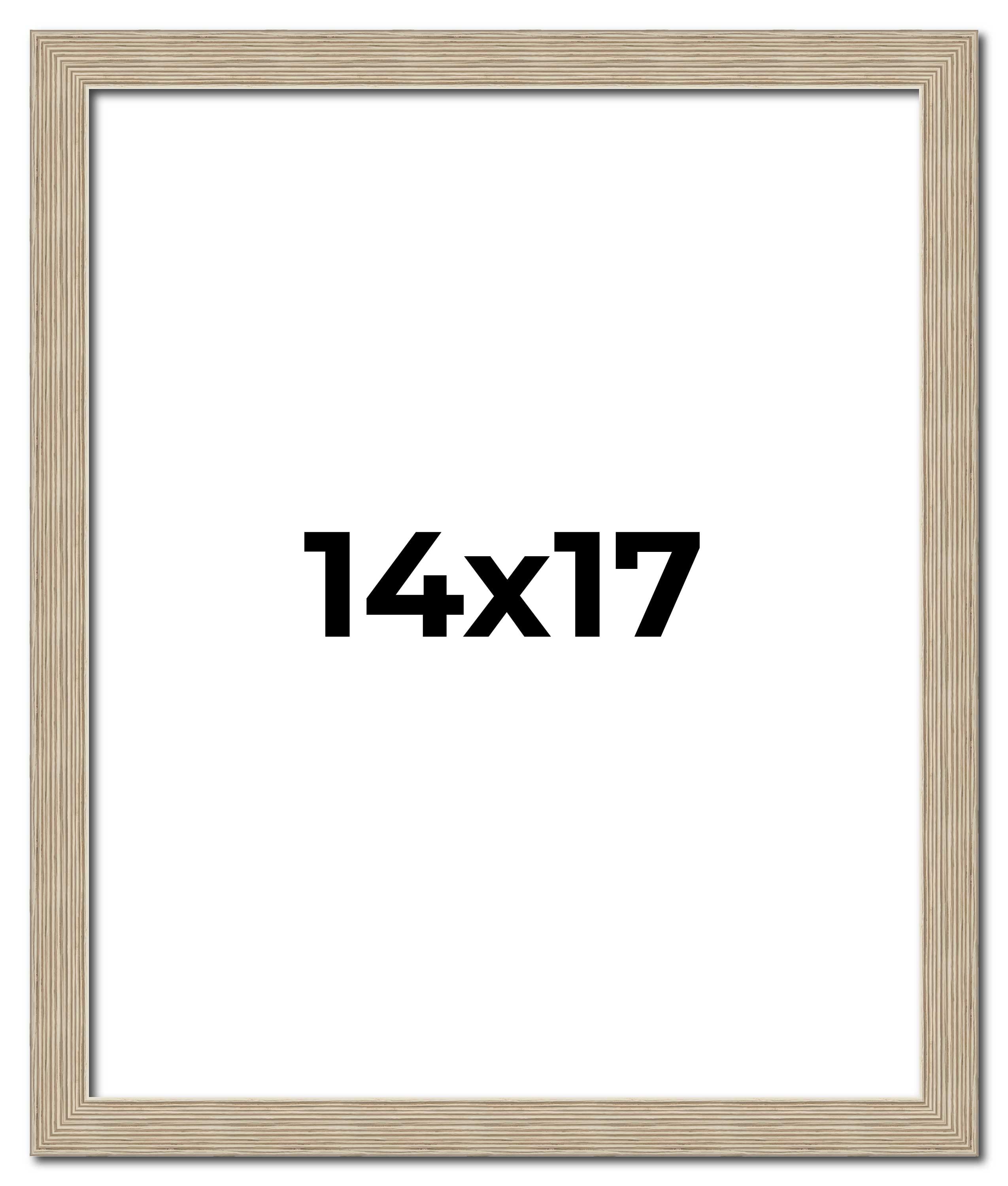 14x17 Frame Grey Solid Wood Picture Frame Width 1 Inches | Interior ...