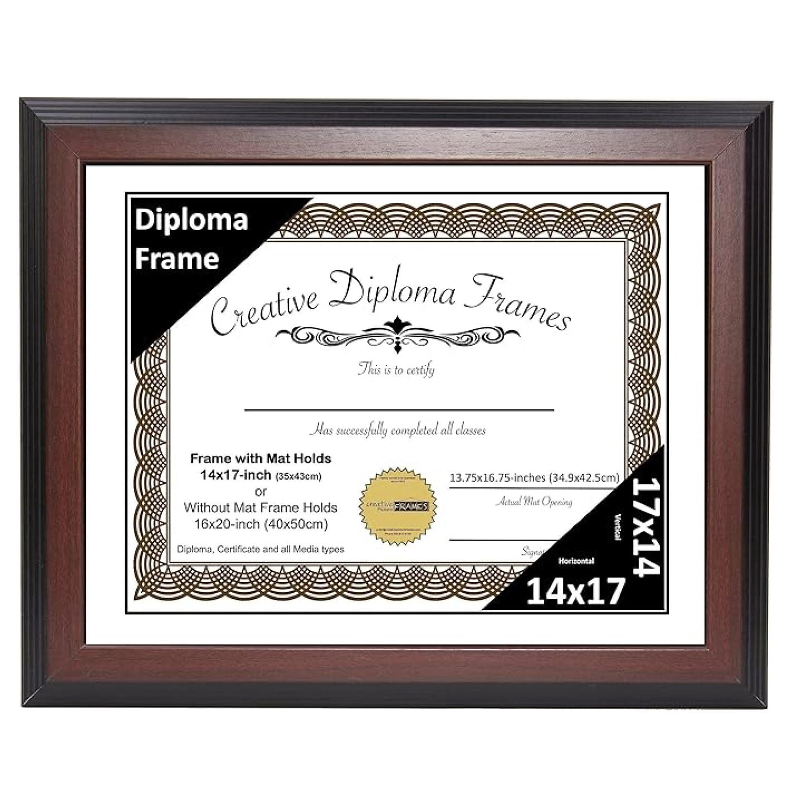 14 X 17 Diploma Frame