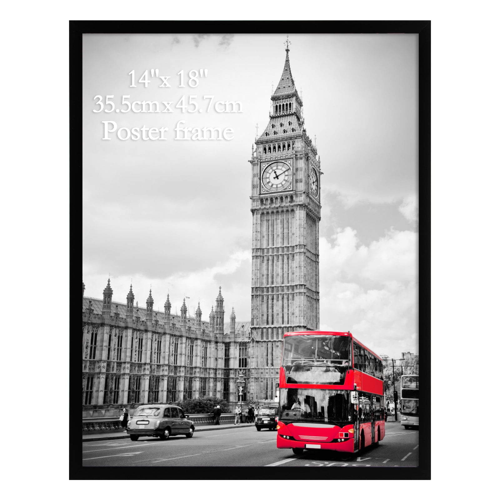 14x18 Picture Frame for Wall Mounted Display Vertically and ...