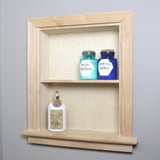 14x18 Unfinished Plain Back Aiden Wall Niche by Fox Hollow Furnishings ...