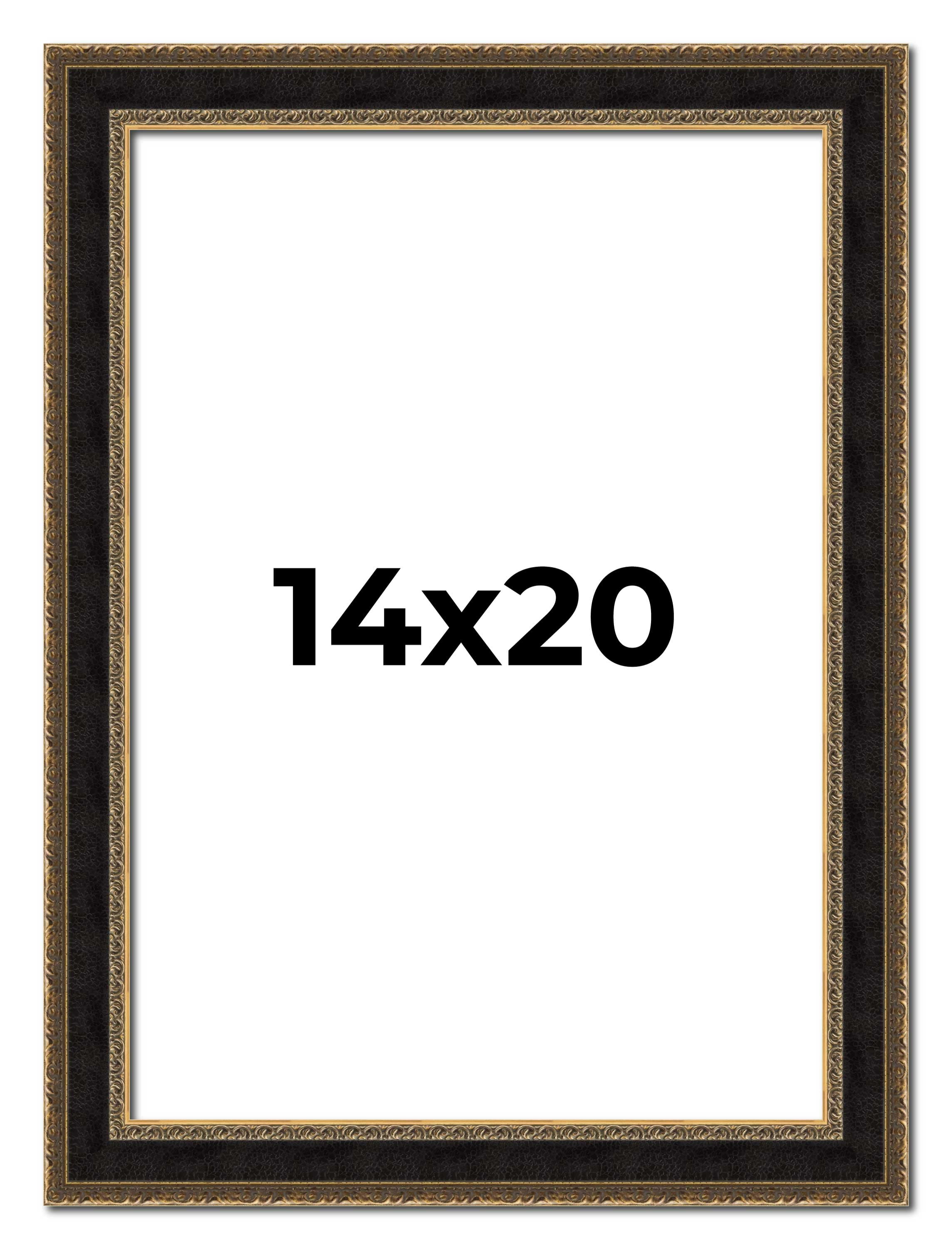 14x20 Frame Gold Antique Vintage Sold Wood Picture Frame | 1.75 Inch ...